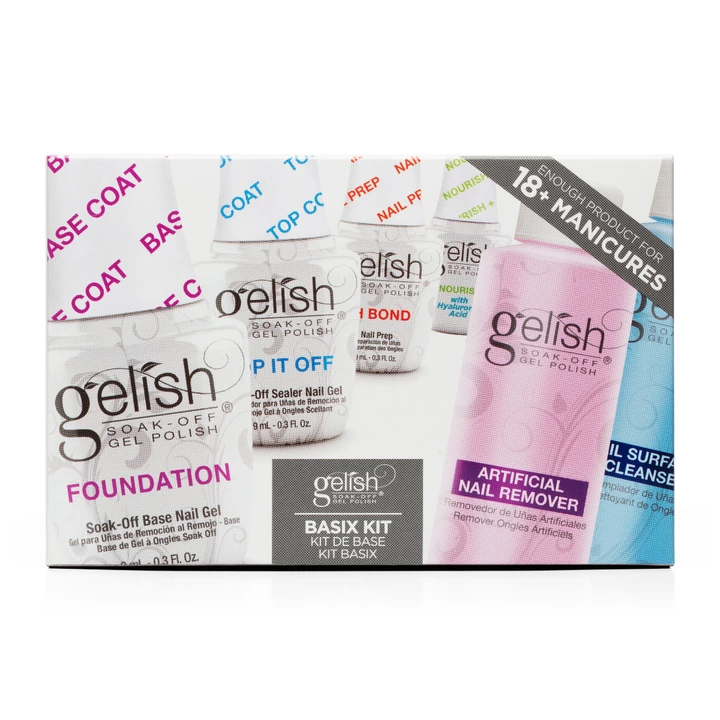 Gelish 9mL Basix Kit Includes Nourish with Hyaluronic Acid - Gelish ...