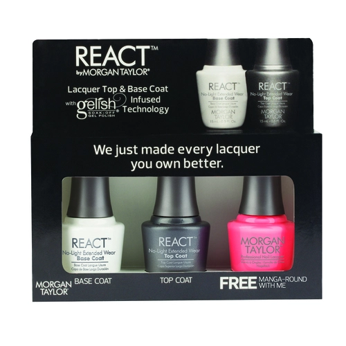 Morgan Taylor React Trio Prettier In Pink - Gelish & Morgan Taylor